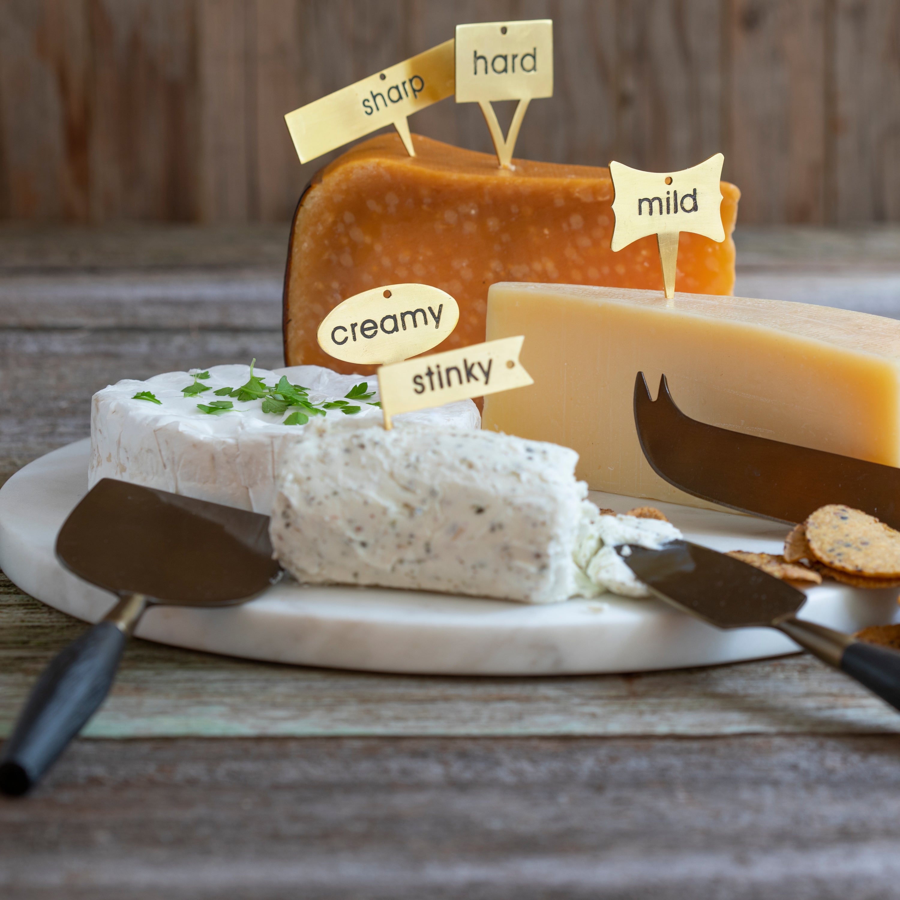 Luxe Cheese Markers, Set of 5 – Be Home