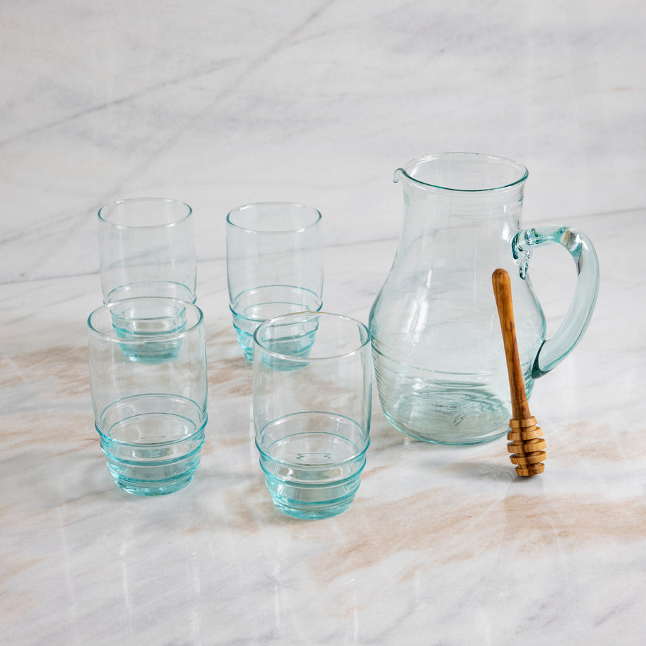 Premium Recycled Glassware – Be Home