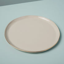 24k Gold Tam Stoneware Dinner Plate, Pearl, Set of 4 – Be Home