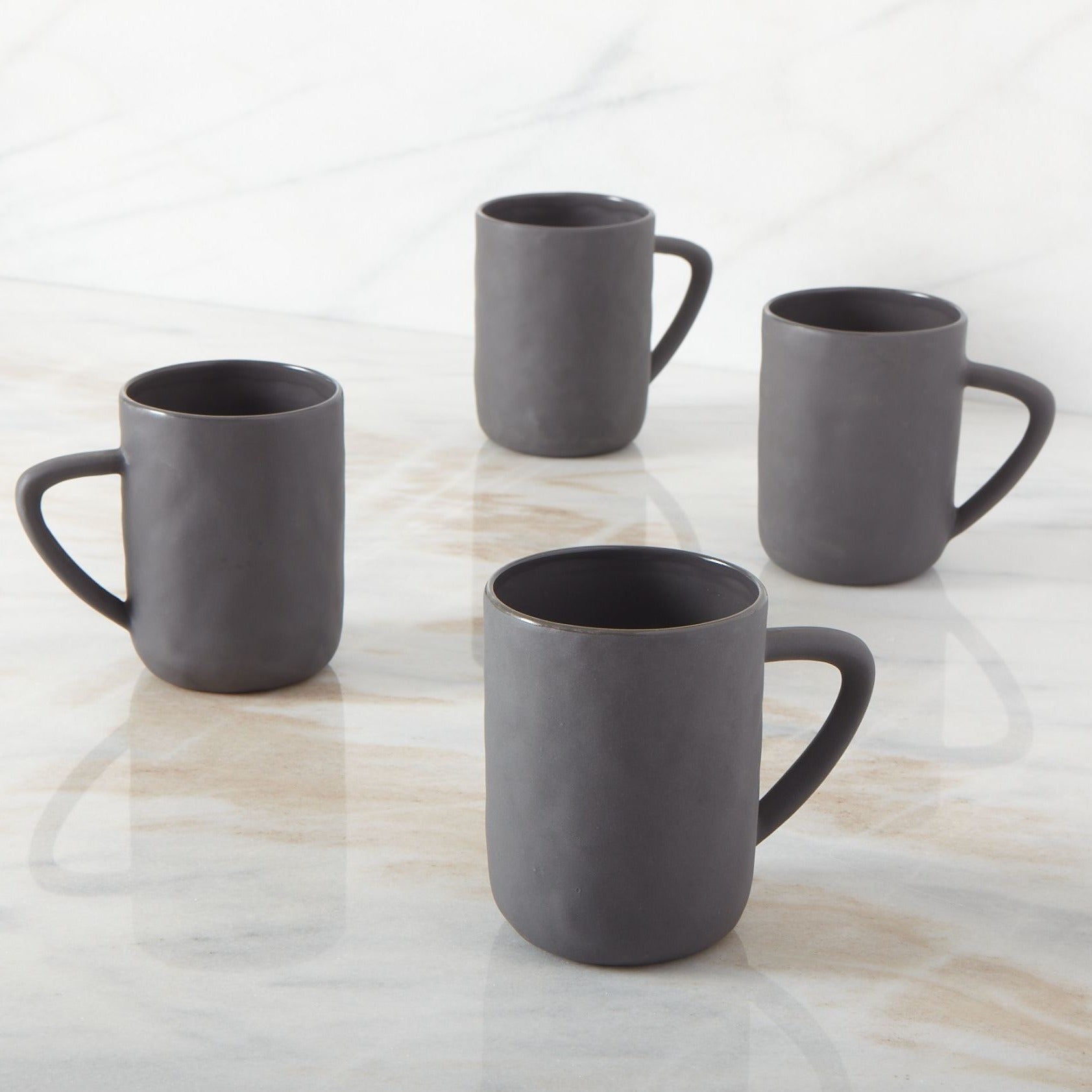 Tam Stoneware Mug, Slate, Set of 4 – Be Home