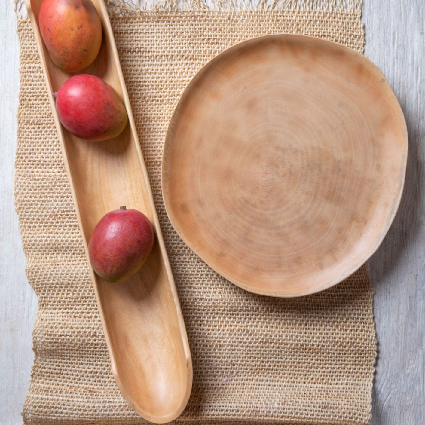Kiln Mango Wood Long Dish – Be Home
